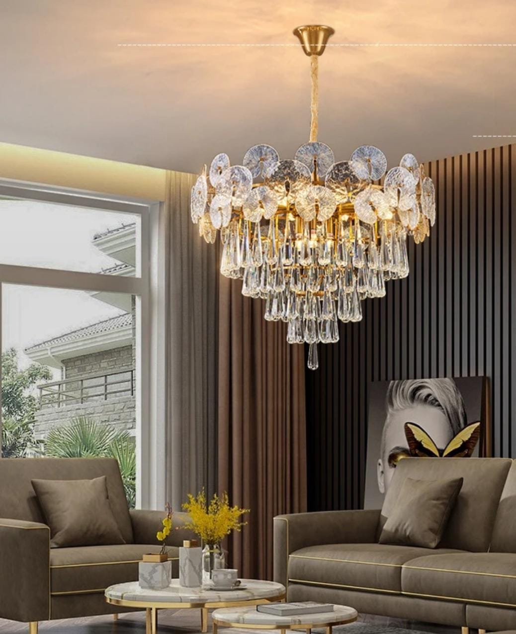 Lustre maroc luminaire décoration salon marocain suspension cristal ...